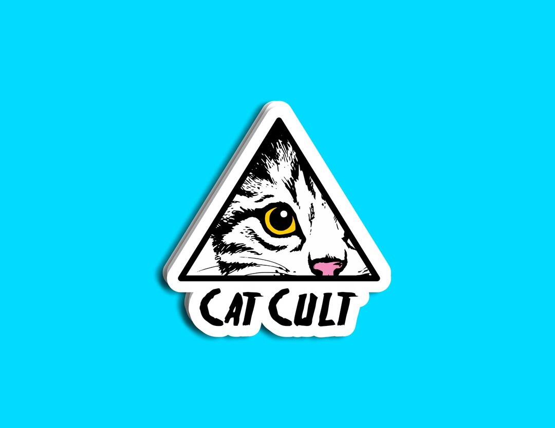 Cat Cult Sticker - Etsy
