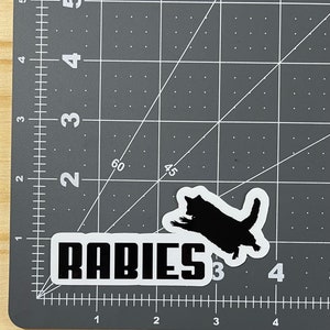 Rabies Bundle (10 Sticker Pack) Rabies Raccoons Rabid Animal Stickers ...