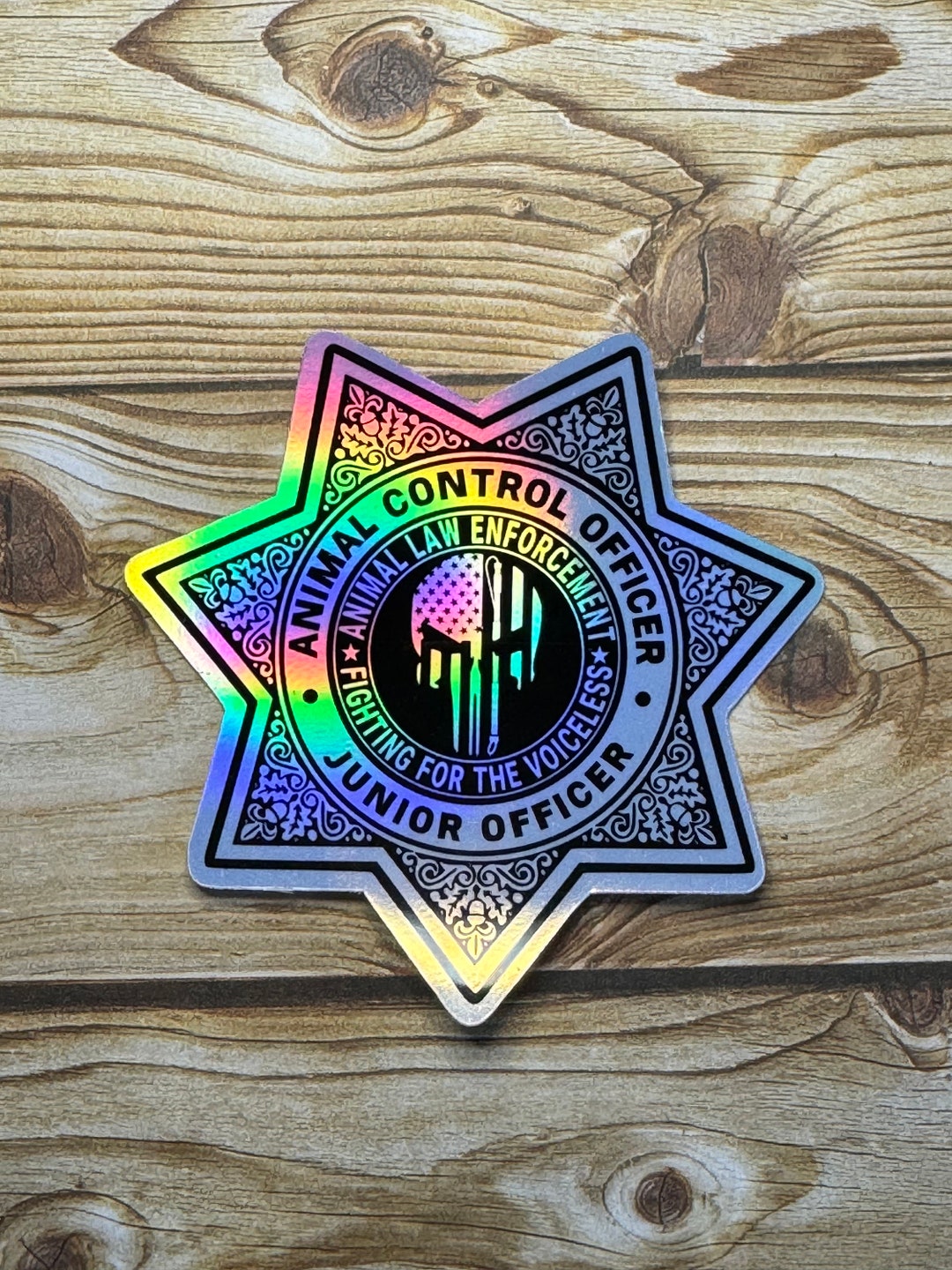 JUNIOR STAR Animal Control Badges - Etsy