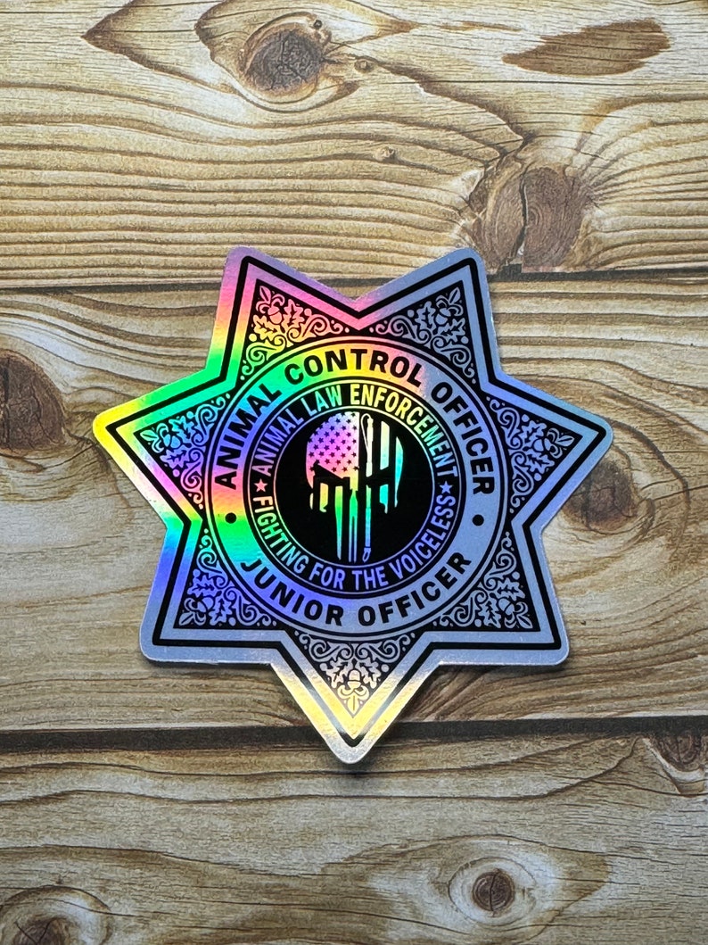 JUNIOR STAR Animal Control Badges - Etsy