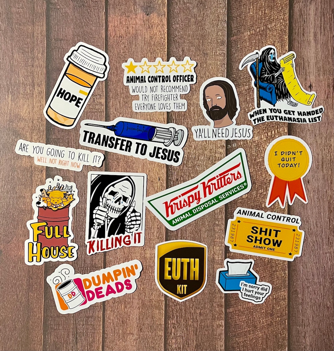 Euthanasia Sticker Bundle (14 Stickers) - Etsy