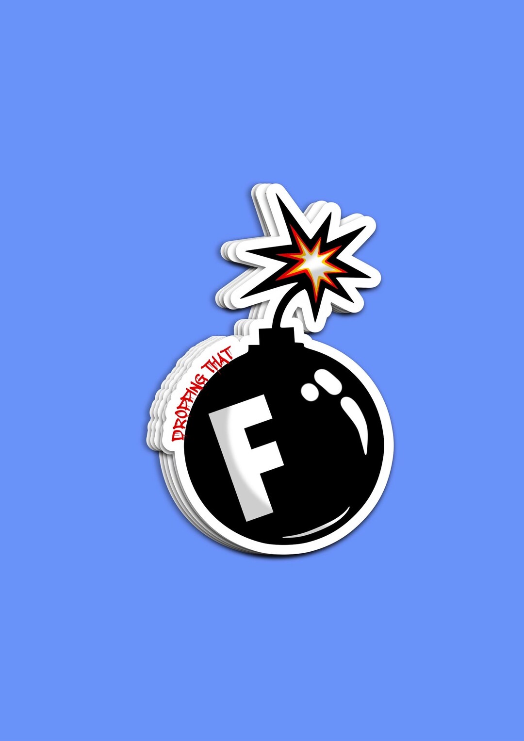 F Bomb Sticker /funny Sticker/ Workplace Humor/ Adult Humor - Etsy