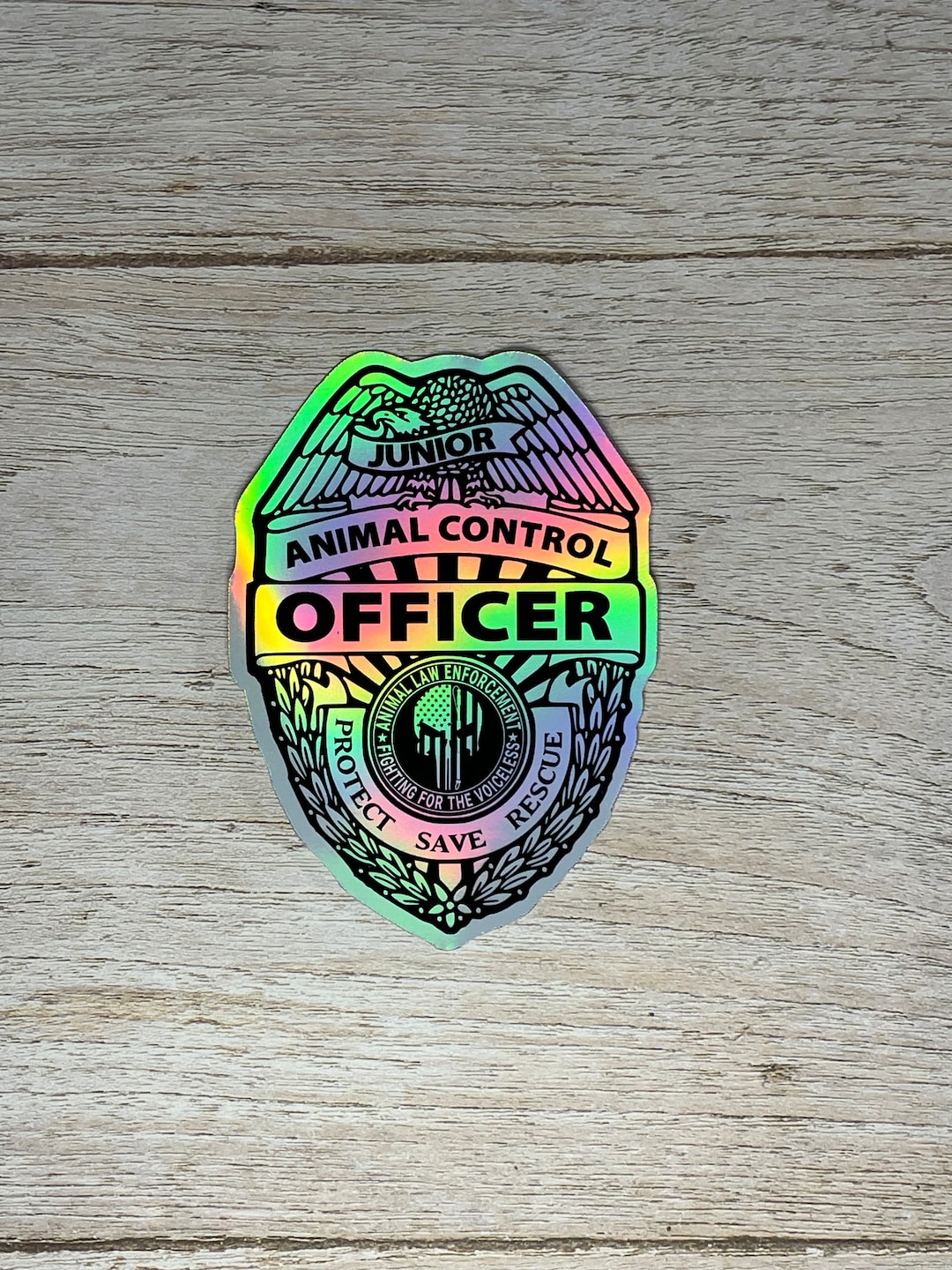 JUNIOR Animal Control Badges - Etsy