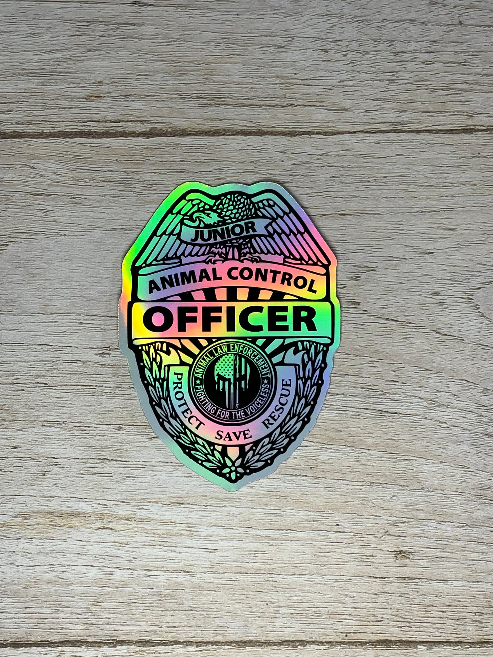 JUNIOR Animal Control Badges - Etsy