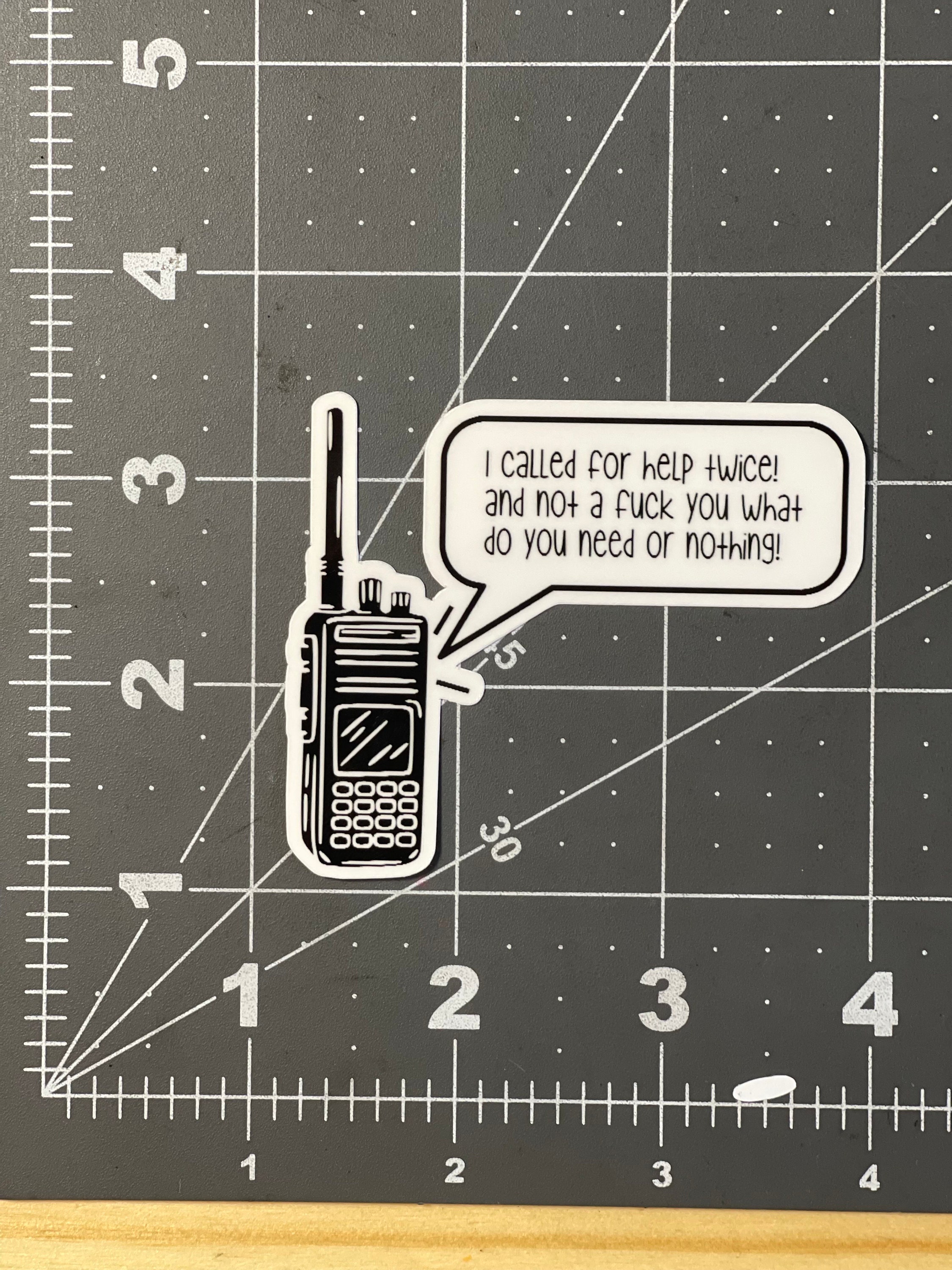 Radio Talk/ Walkie Talkie Sticker/ Public Works - Etsy