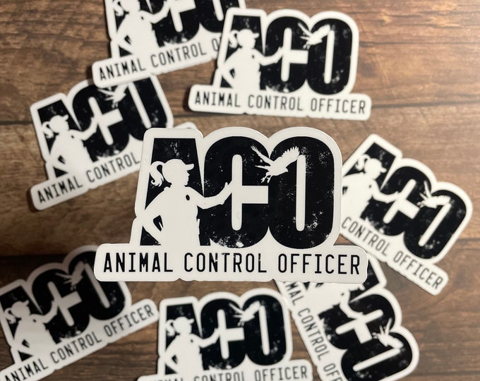ACO (FEMALE) Sticker/ Animal Control Sticker - Etsy
