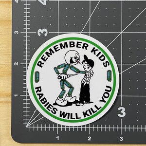 Rabies Bundle (10 Sticker Pack) Rabies Raccoons Rabid Animal Stickers ...