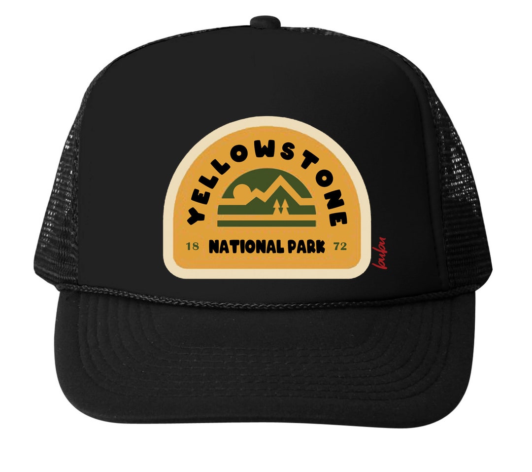 YELLOWSTONE NATIONAL PARK Trucker Hat - Etsy