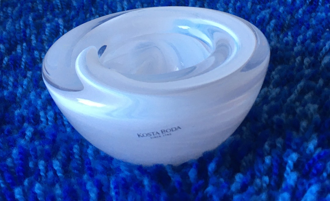 Atoll . Glass Bowl Swirl. Candle Tea Light . Design Anna Ehrner for ...