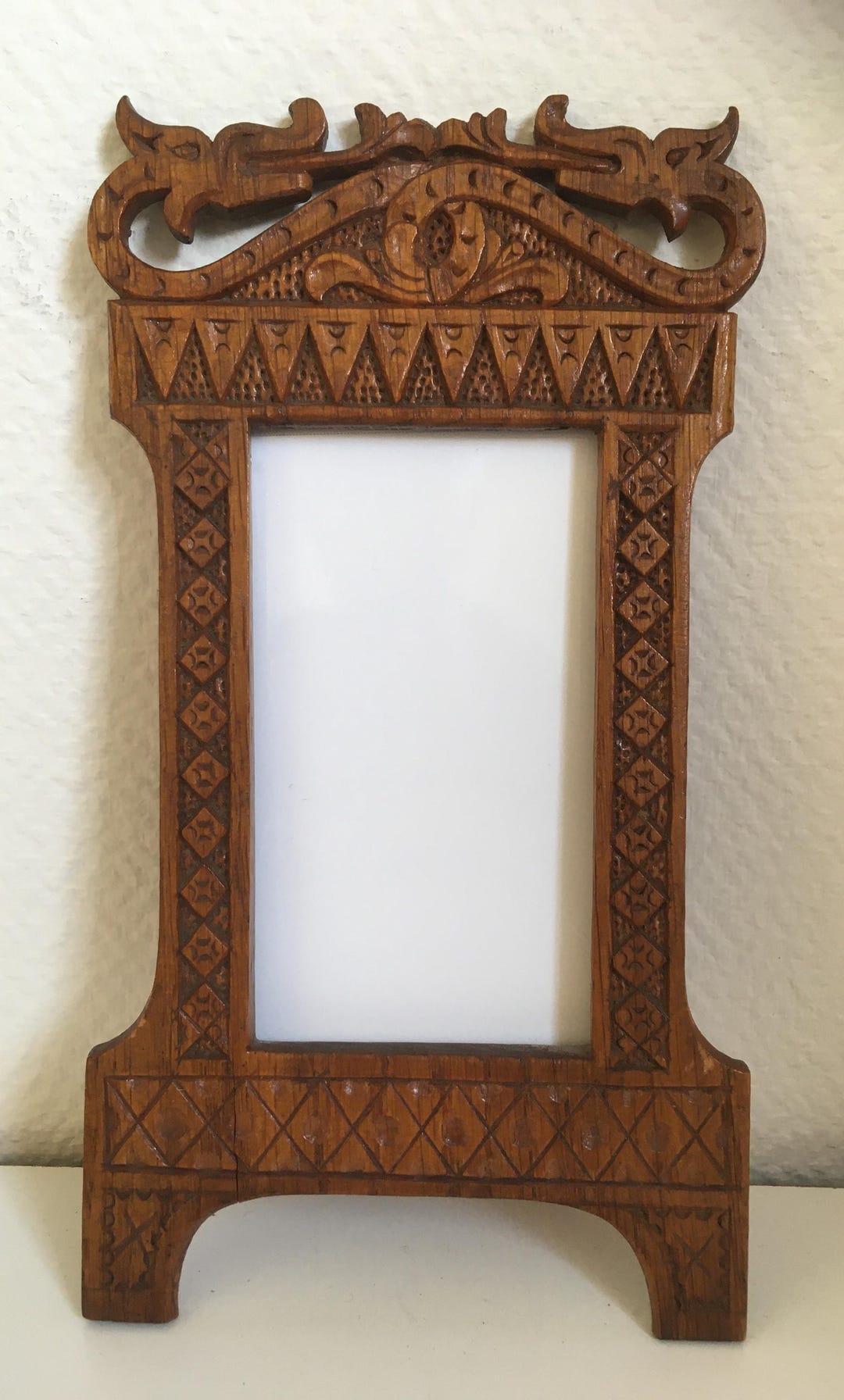 Old Photo Frame / Wooden Frame With Carvings / Picture Frame - Etsy