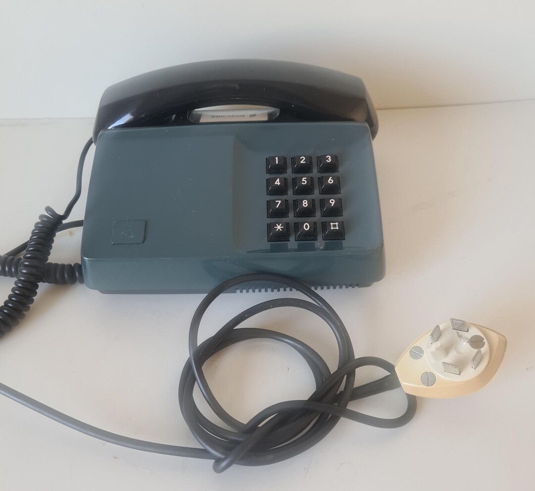 Swedish Diavox Push Button Telephone Vintage 70s - Etsy