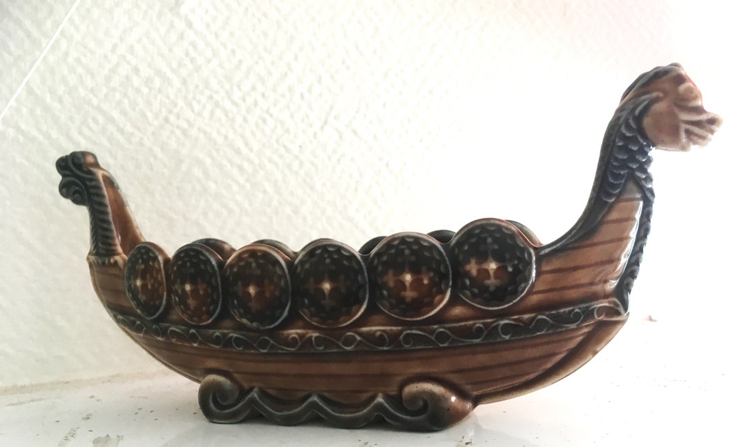 Viking Ship/ Ceramic by Wade England - Etsy