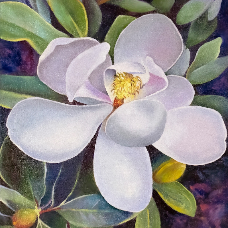 Magnolia Painting - Etsy