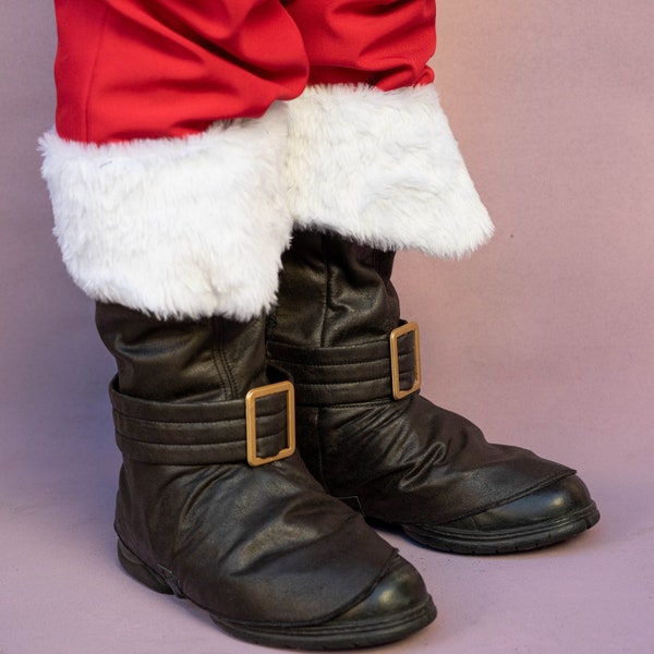 Santa Costume Spats - Etsy