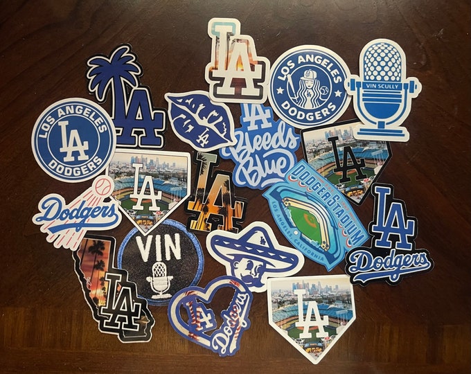 LA Dodgers Stickers Bundle - Etsy