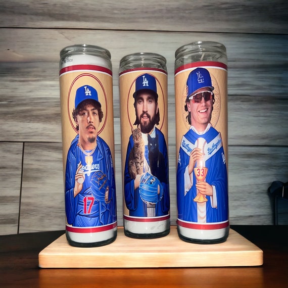 Dodgers Prayer MOOKIE BETTS LA Dodgers St. Mookie Prayer Candle Gift