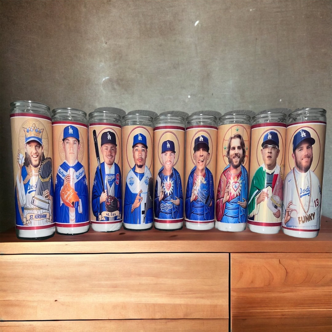Dodgers Prayer Candles NEW 2023 - Etsy