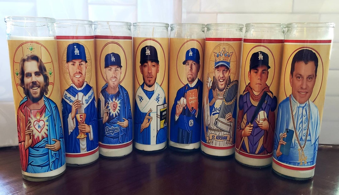 Dodgers Prayer Candles 2022 2nd Edition - Etsy New Zealand