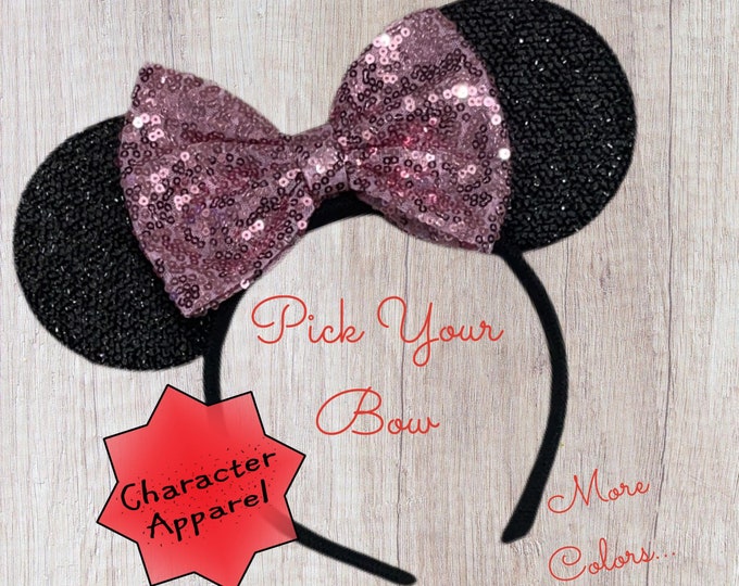 Personalized Mickey or Minnie Ears Custom Mickey Ears - Etsy