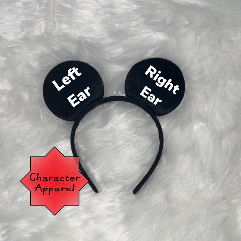 Personalized Mickey or Minnie Ears Custom Mickey Ears - Etsy