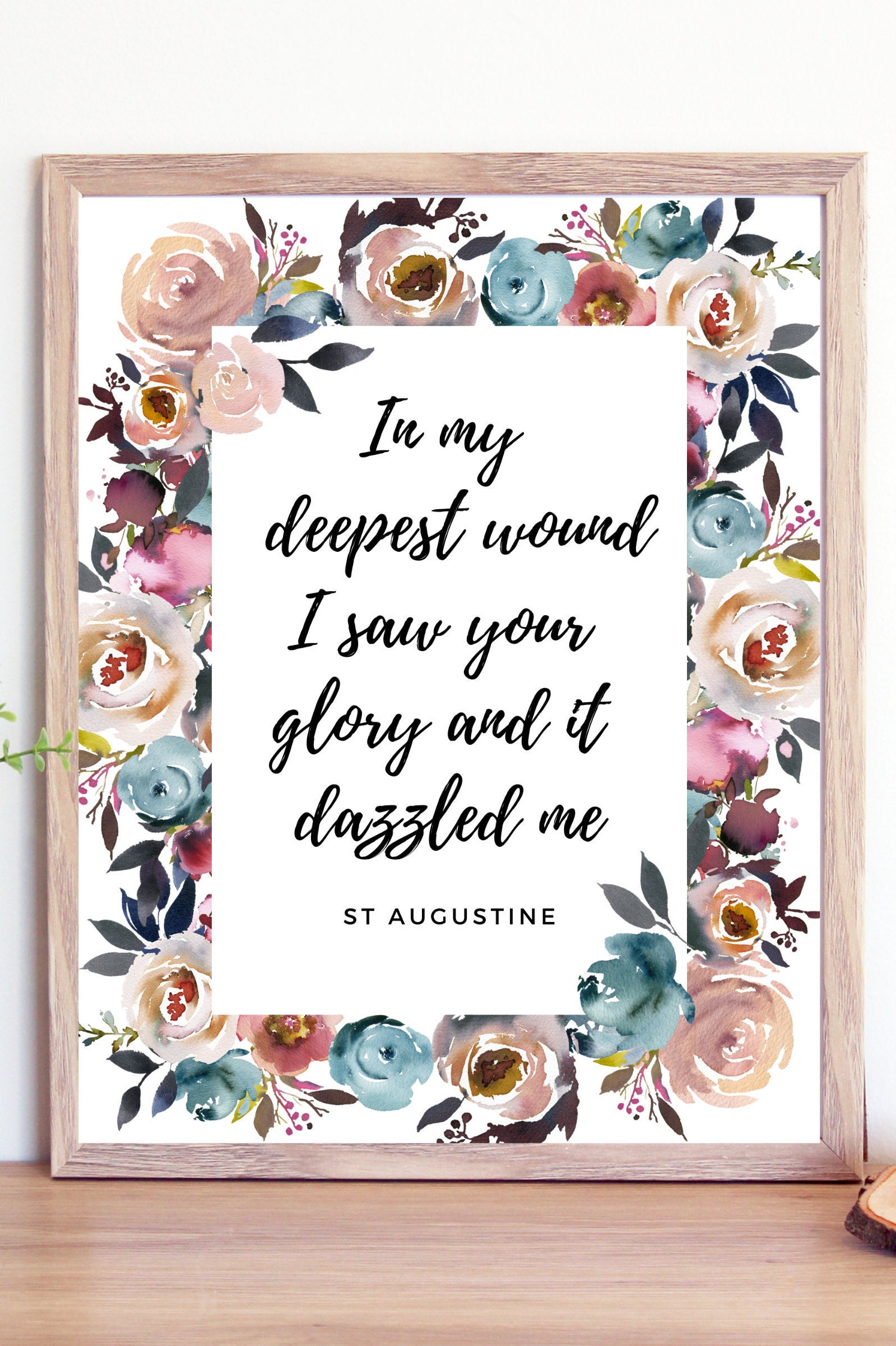 St Augustine of Hippo Quote Printable Catholic Saint Quotes - Etsy