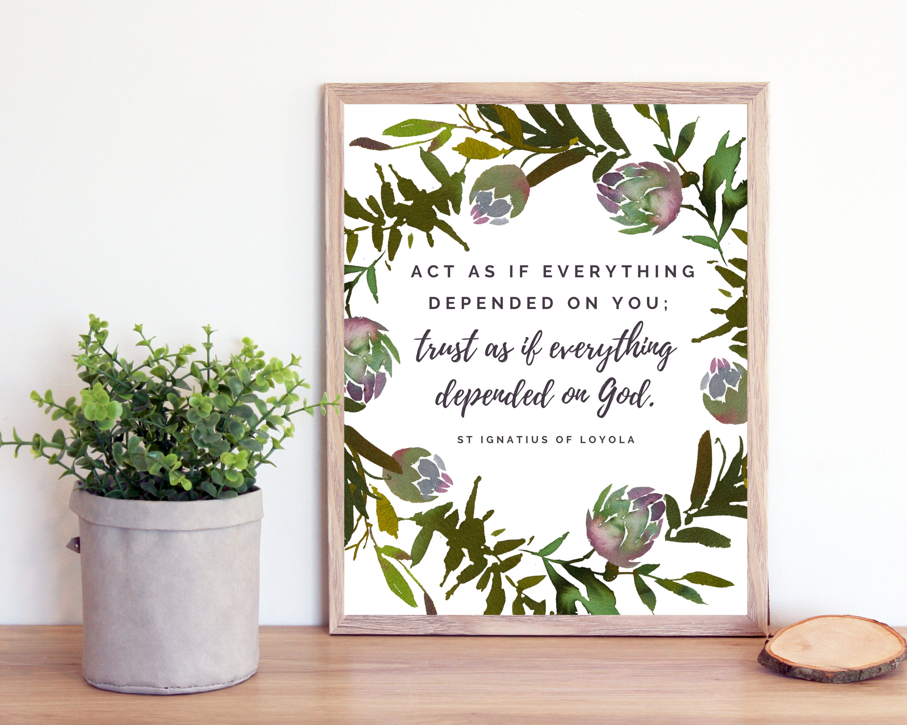 St Ignatius of Loyola Quote Printable- Catholic Saint Quotes Print ...