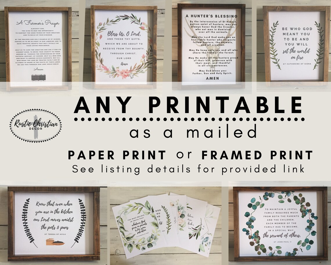 Glory Be Prayer Printable Catholic Prayer Print Catholic | Etsy