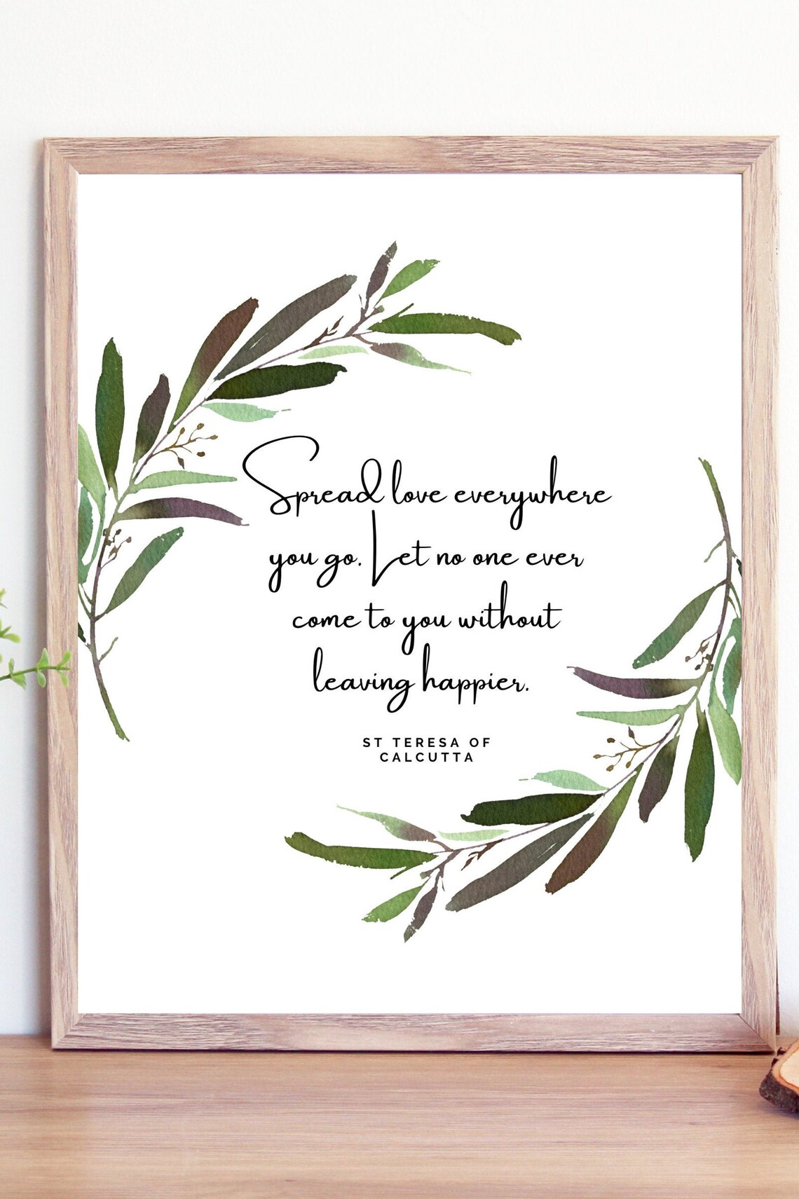 St Teresa of Calcutta Quote Printable Mother Teresa Print - Etsy