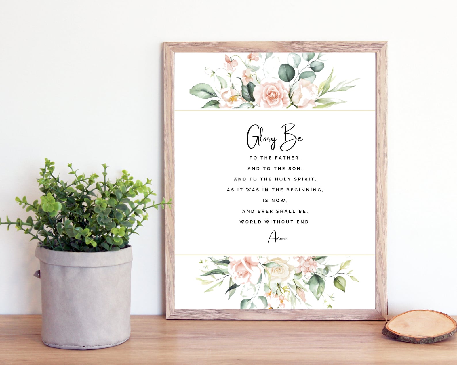 Glory Be Prayer Printable- Catholic Prayer Print- Catholic Printable ...