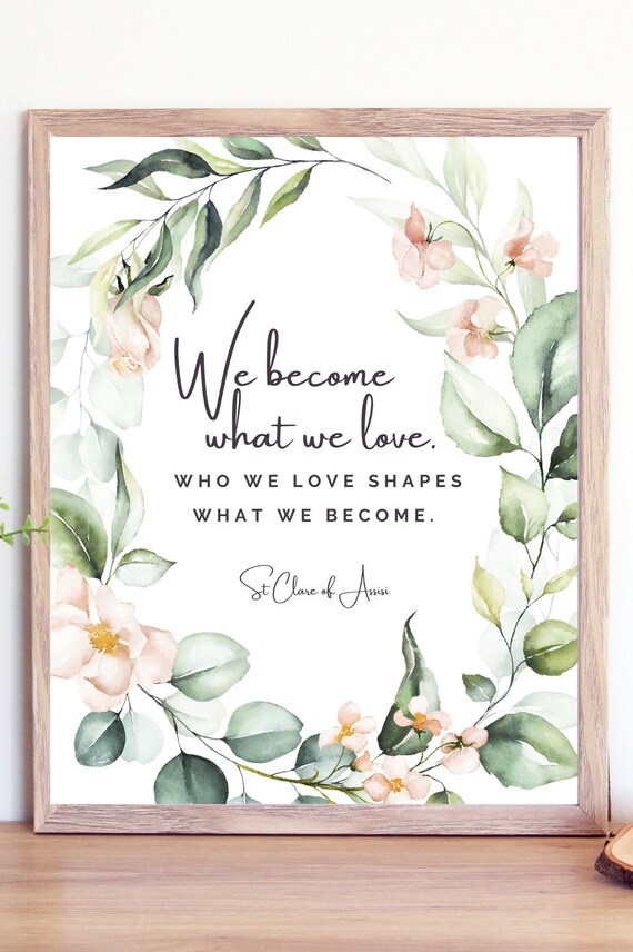 Saint Clare Of Assisi Quotes Printable Quote Clare Of Assisi "we