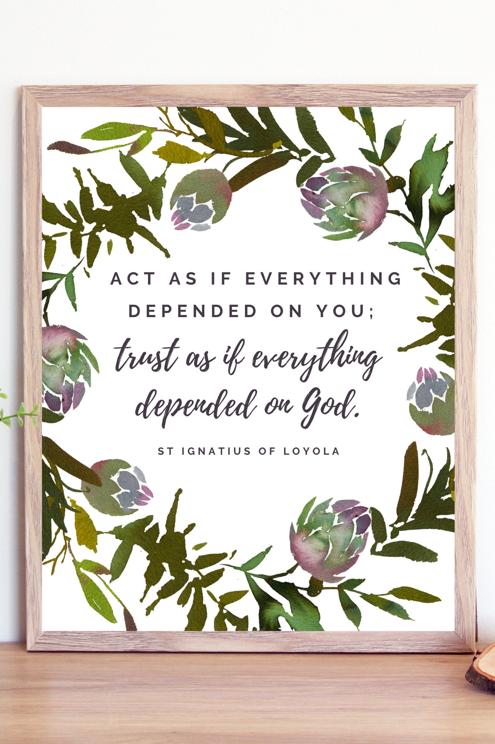 St Ignatius of Loyola Quote Printable- Catholic Saint Quotes Print ...