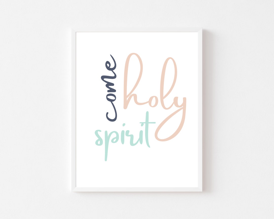 CATHOLIC KIDS PRINTABLE- Holy Spirit Kid Print Catholic Kid Prayer Wall ...