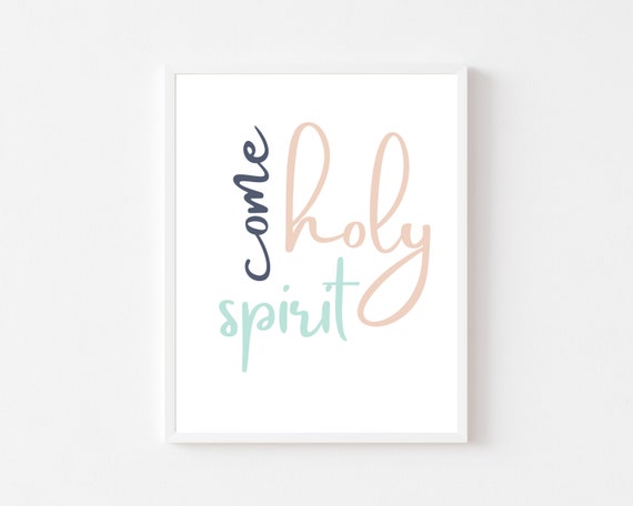 CATHOLIC KIDS PRINTABLE Holy Spirit Kid Print Catholic Kid - Etsy