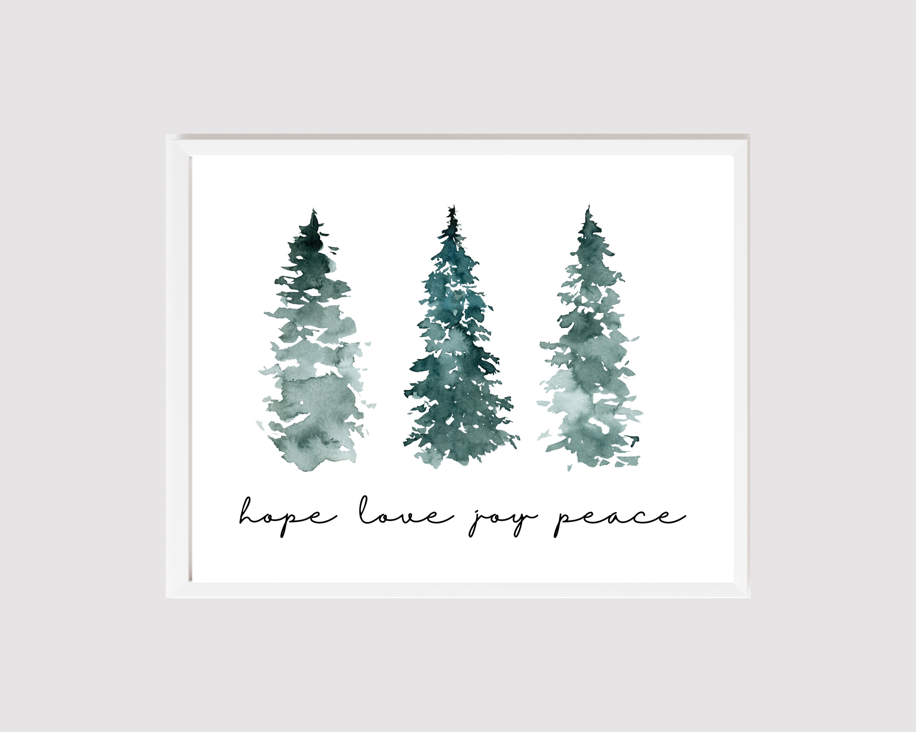 Advent Printable Hope Love Joy Peace Print Advent Digital - Etsy