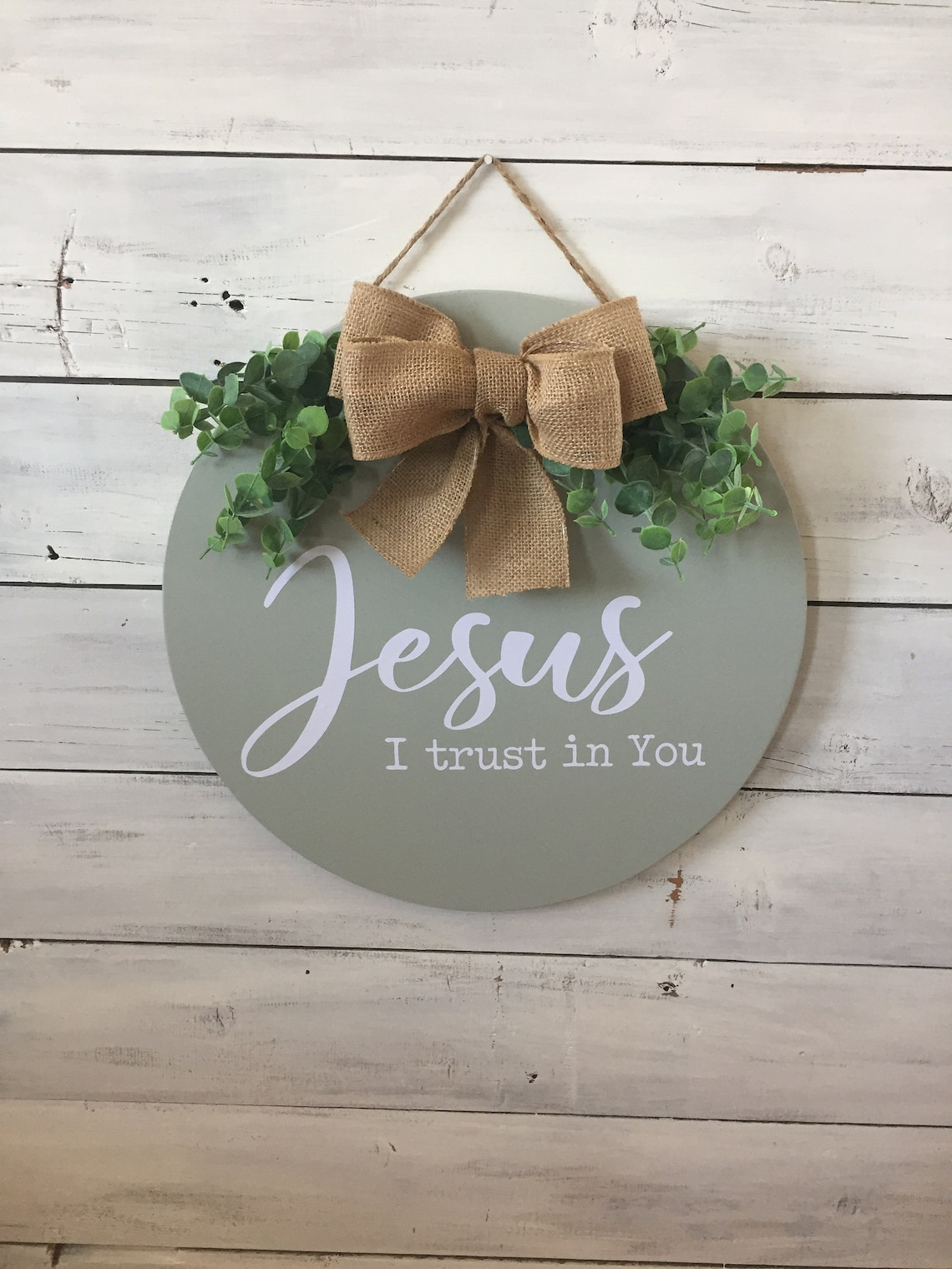 Jesus I Trust in You Catholic Door Hanger Door Sign Divine - Etsy