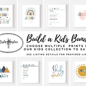 CATHOLIC KIDS PRINTABLE Holy Spirit Kid Print Catholic Kid - Etsy