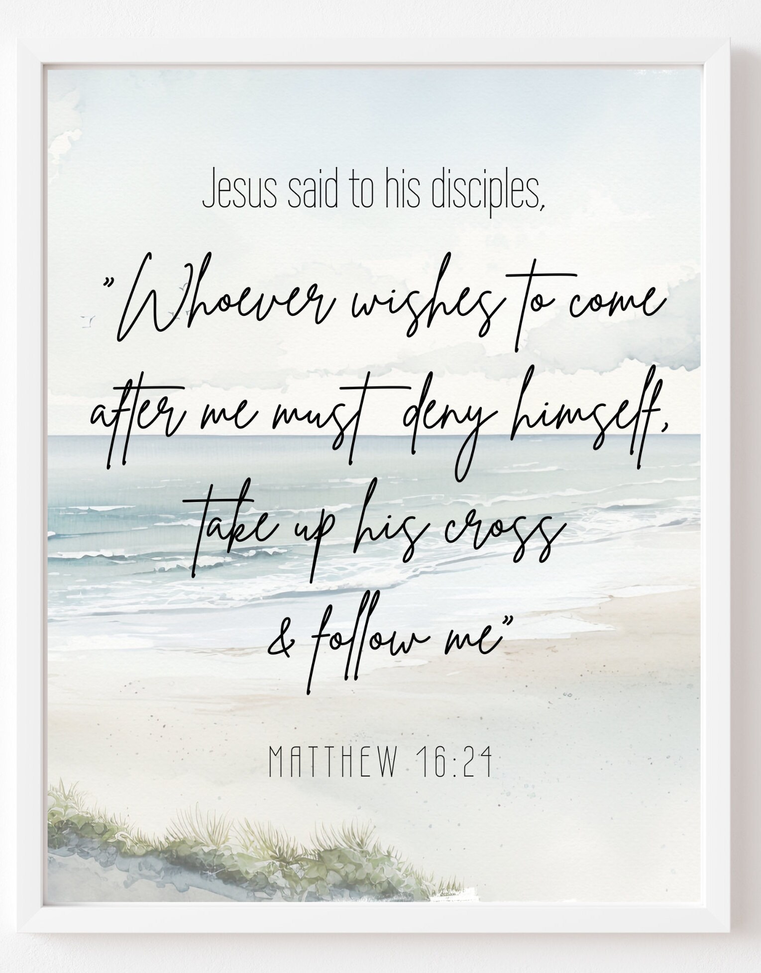 Mattew 16:24- He Must Deny Himself, Take up His Cross and Follow Me ...