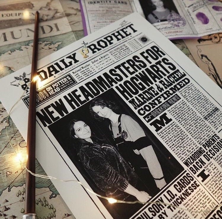 YOUR Front Page of Daily Prophet / YOUR First Page of Daily Prophet - Etsy