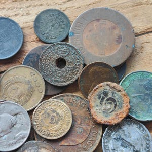 Old Antique Coins for Collecting Revival or Crafting. Some Dug up With ...