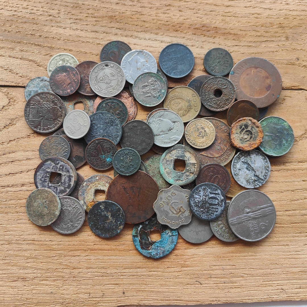 Old Antique Coins for Collecting Revival or Crafting. Some Dug up With ...