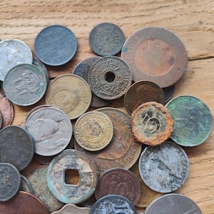 Old Antique Coins for Collecting Revival or Crafting. Some Dug up With ...