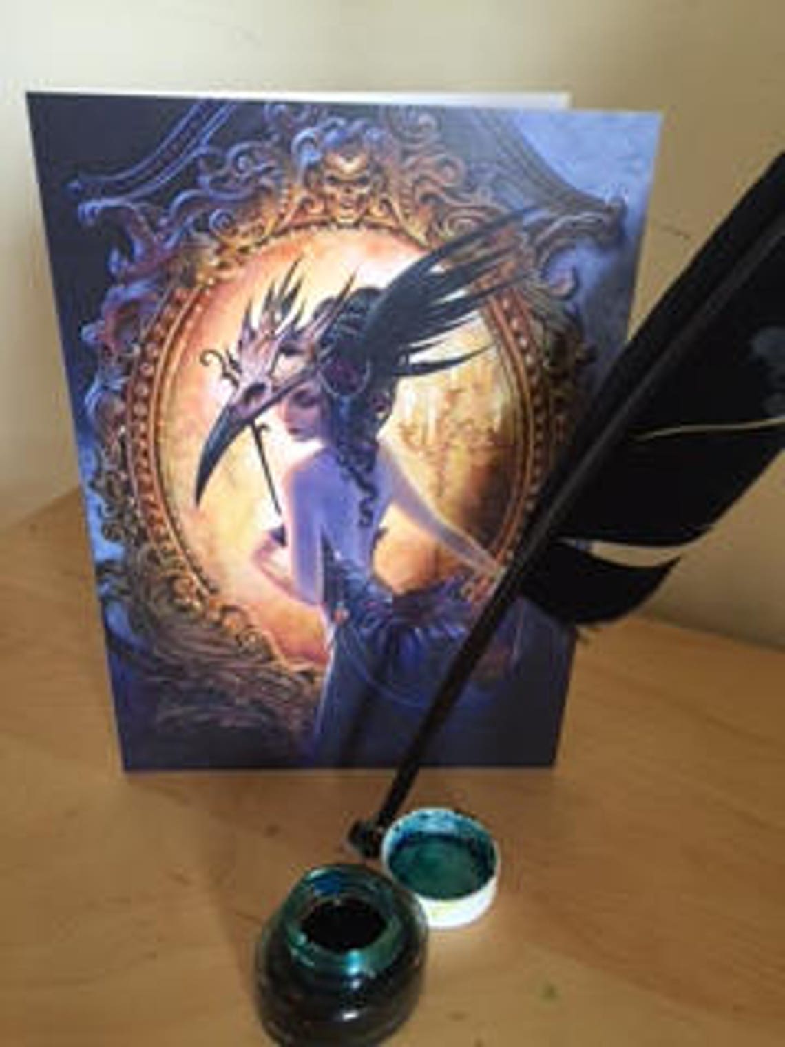 Masque of the Black Rose - Etsy