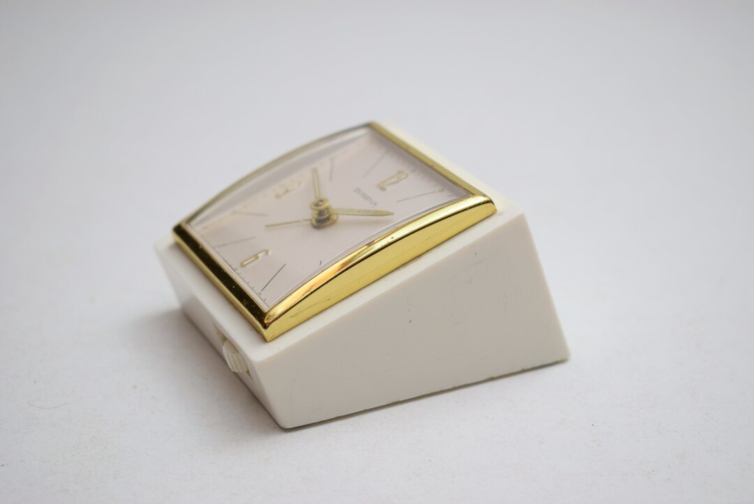 Vintage Dugena Desk Clock / Mechanical Clock / Alarm / Table Clock ...