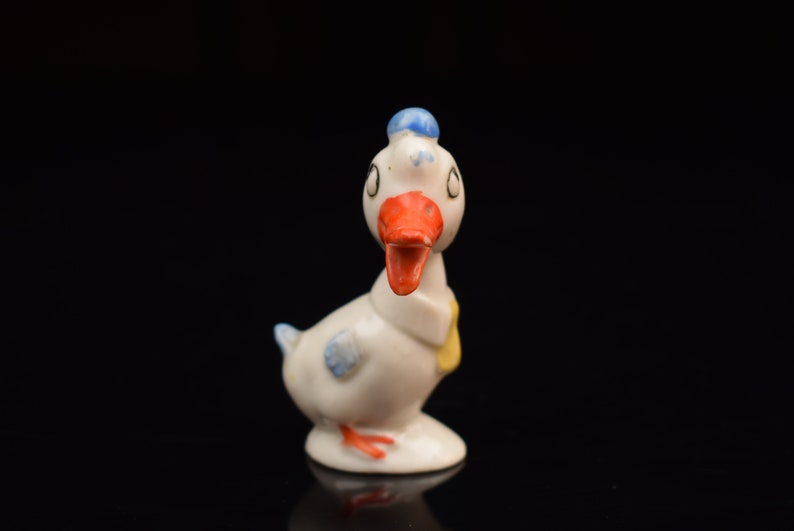 Vintage Nodding Duck / Porcelain / Hand Painted Figurine - Etsy