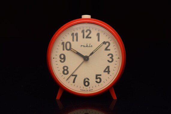 Vintage Ruhla GDR Desk Clock / Mechanical Clock / Alarm / | Etsy