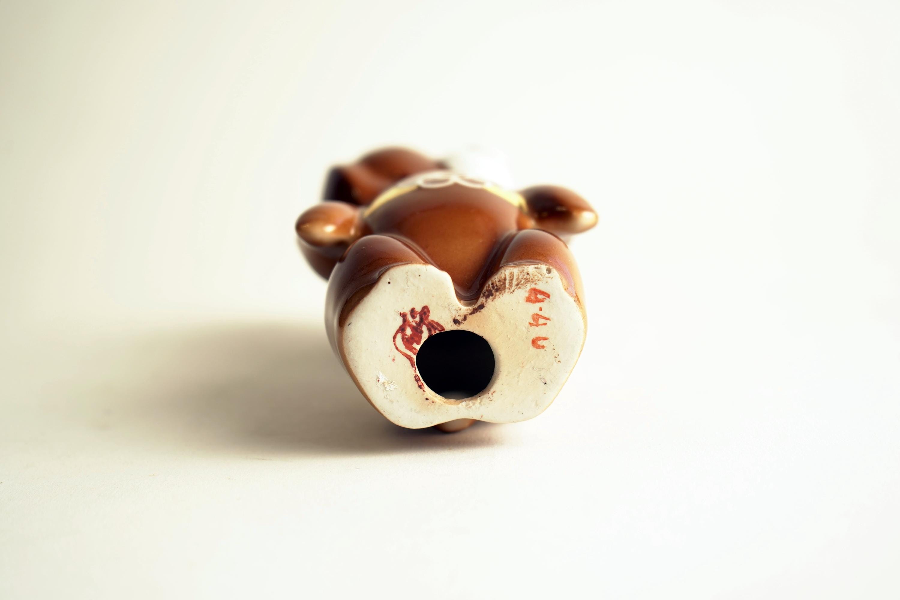 Vintage Misa Porcelain Olympic Bear / Hand Painted Figurine / Moscow ...