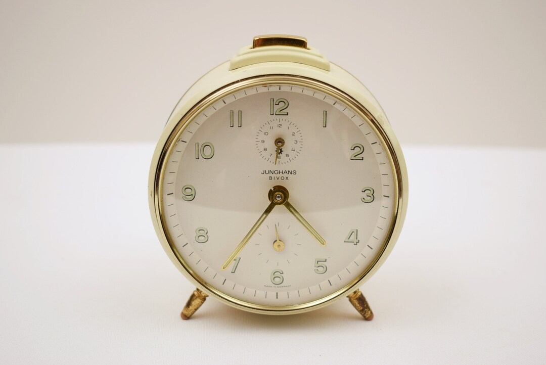 Vintage Junghans Alarm Clock / Mechanical Desk Clock / Table - Etsy
