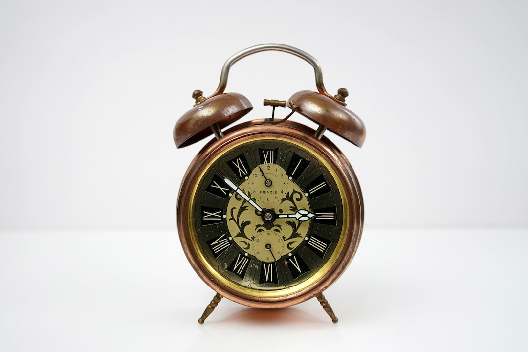 Vintage Kienzle Alarm Clock / Mechanical Clock / German Table Clock ...