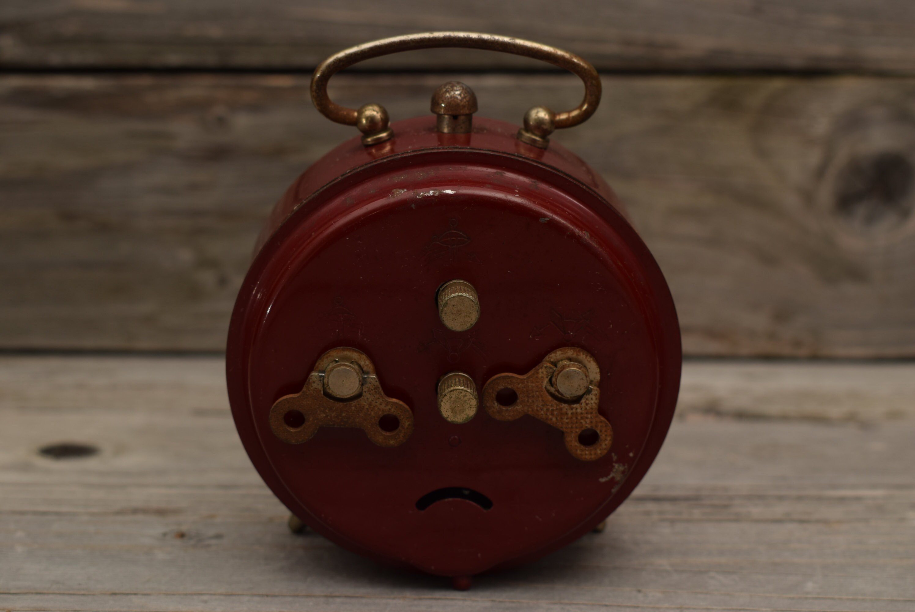 Vintage Diehl Desk Clock / Mechanical Clock / Table Clock / | Etsy