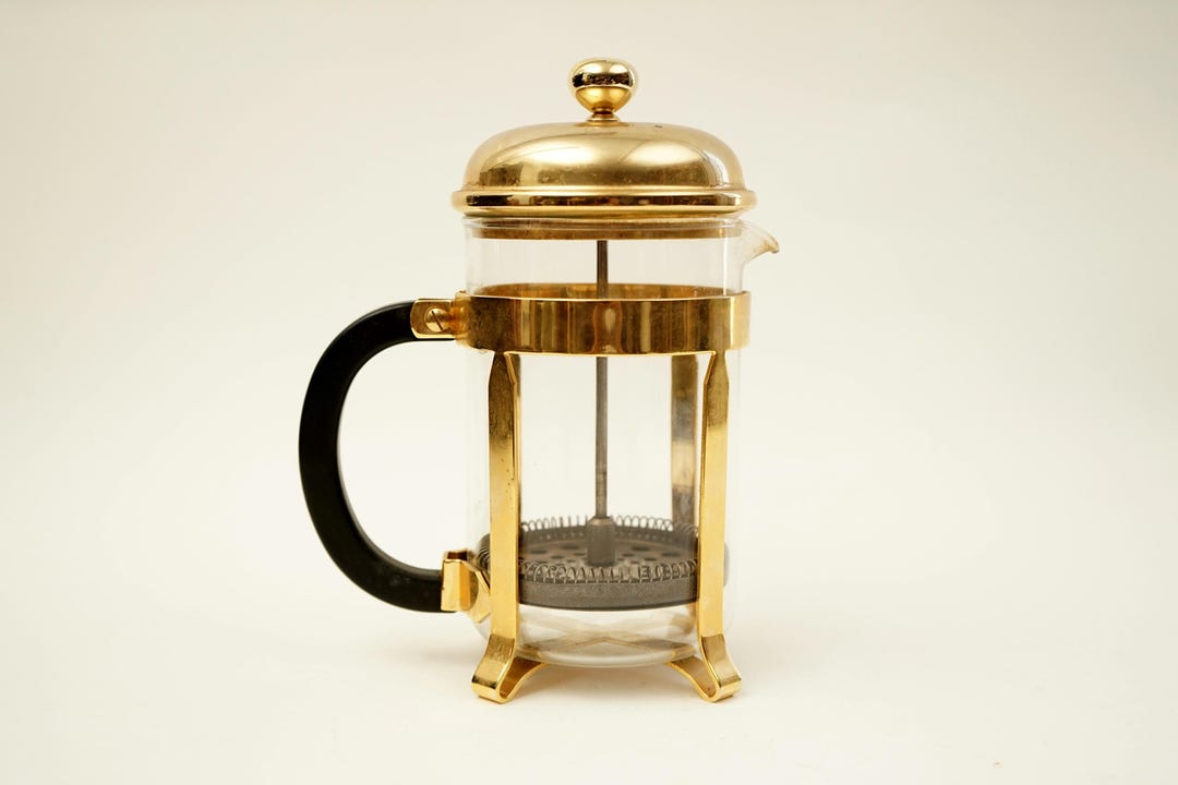 Vintage France Melior Coffee Maker / Melior by Martin Paris / Gold ...
